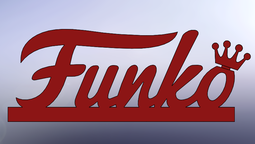STL file Funko Logo 🏠 ・3D printer design to download・Cults