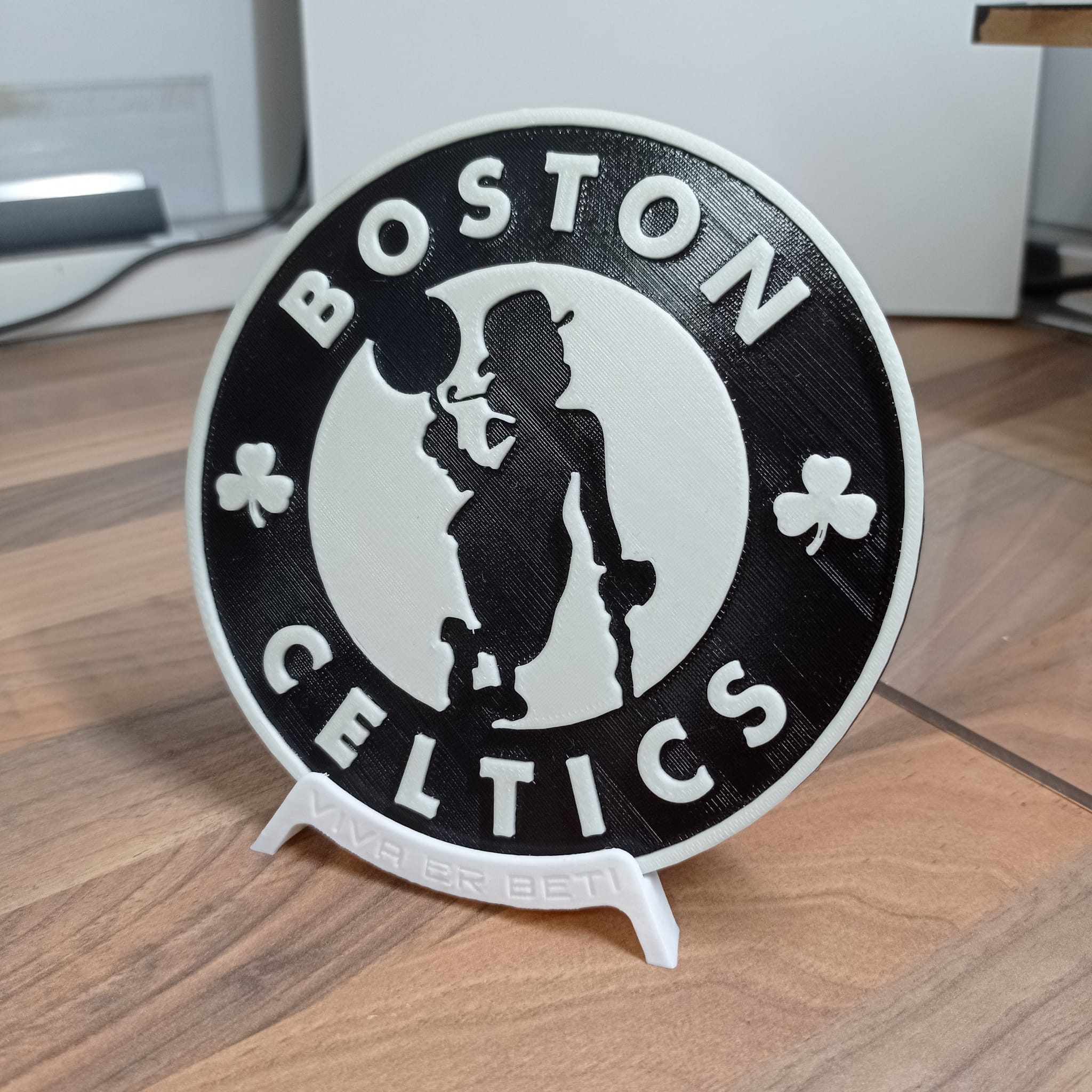 Boston Celtics Logo Stencil