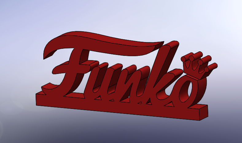 STL file Funko Logo 🏠 ・3D printer design to download・Cults