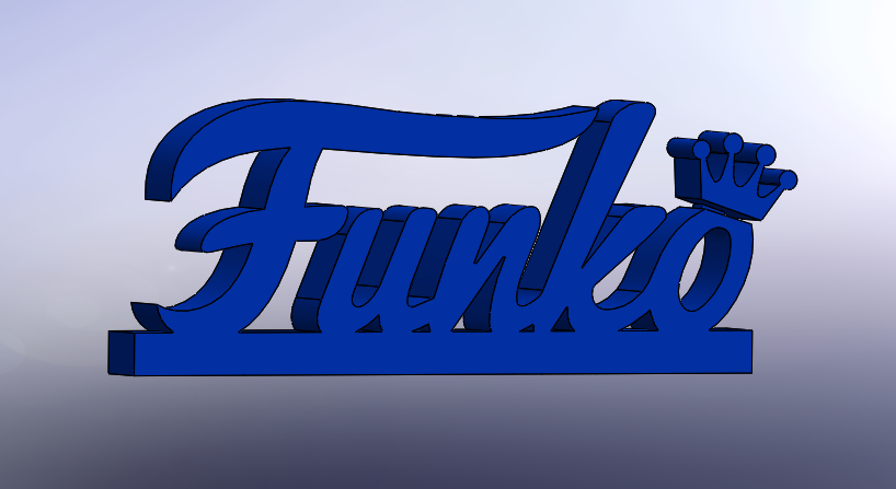 STL file Funko Logo 🏠 ・3D printer design to download・Cults