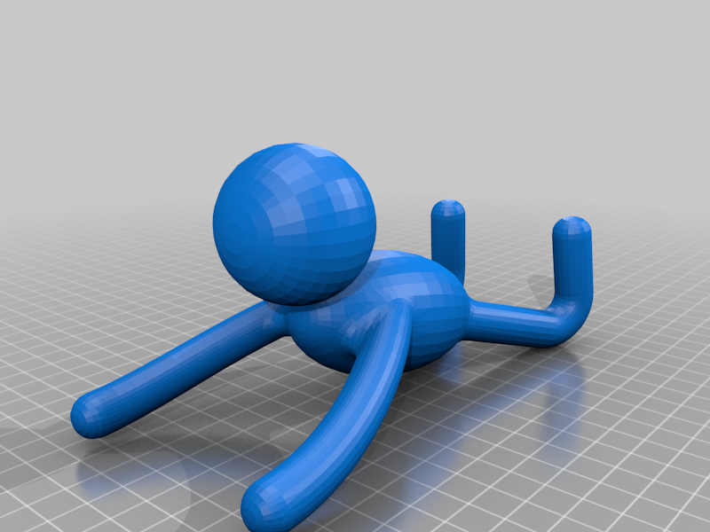 🪝 Decorative Hall Hanger, Buddy Hook・Free 3D File for ・Cults