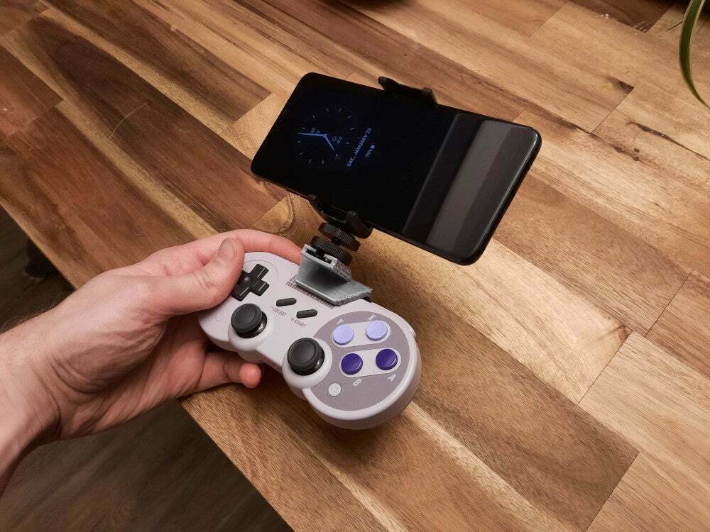 📞 8bitdo snes controller phone holder (SN30 pro) version 7・Free STL ...