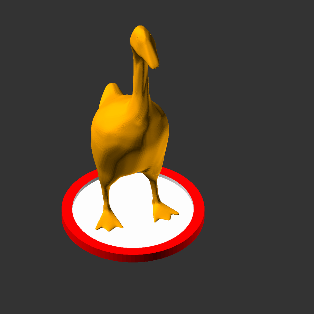 Free 3D file Untitled Goose Sign and Base [Customizer] 🎲 ・3D printing ...