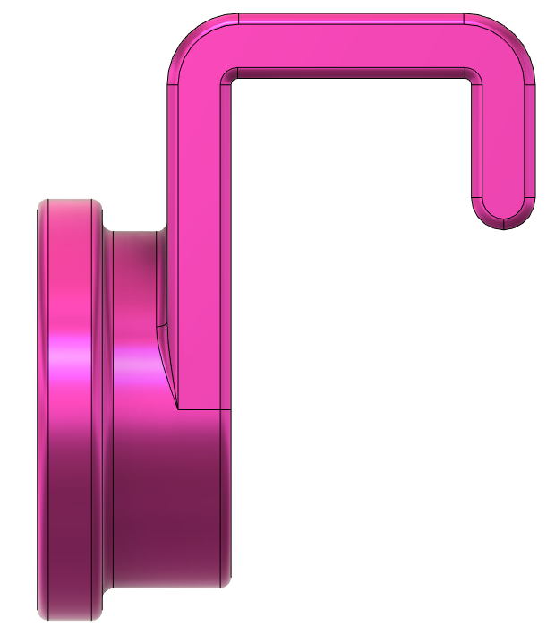 Free 3D file Keychain Hook for IKEA Mosslanda shelf 🗝️・3D print design ...