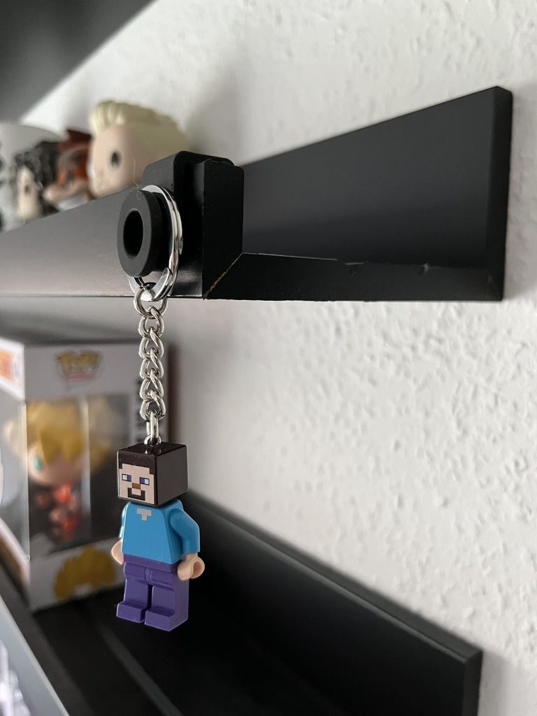 Free 3D file Keychain Hook for IKEA Mosslanda shelf 🗝️・3D print design ...