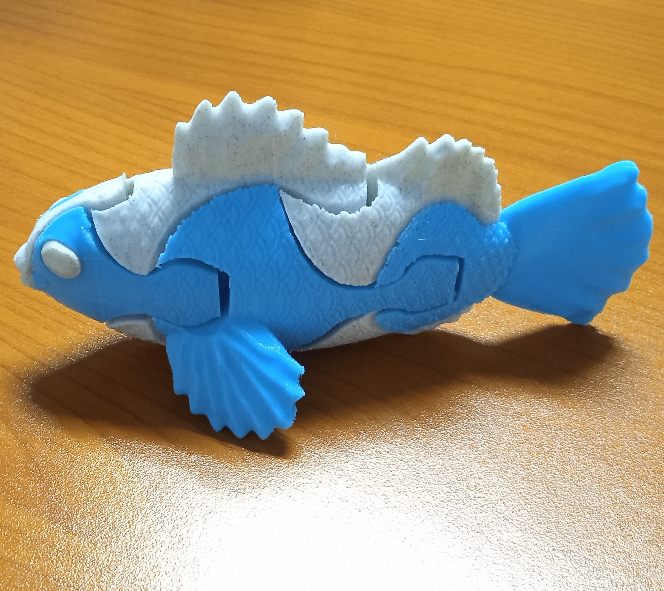 🐠 Articulated Fish 3d Puzzle・Free STL File for 3D printing・Cults