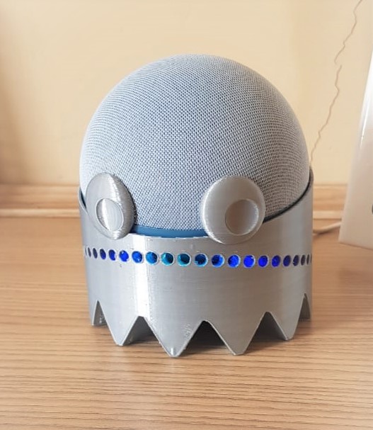👻 ECHO DOT 4 - PAC-MAN GHOST HOLDER・Free STL File for ・Cults