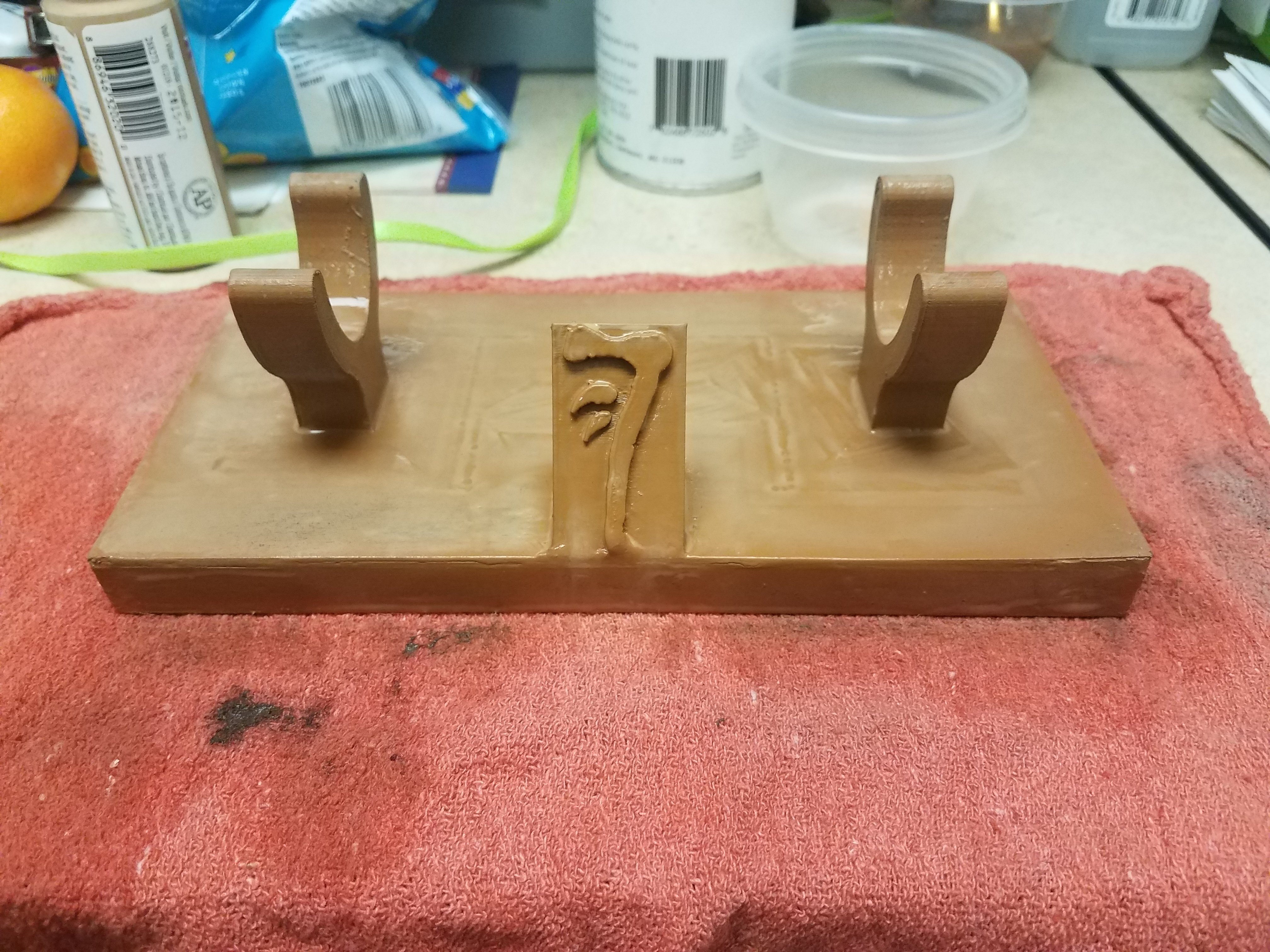 Impresión 3D Primer soporte de la hoja (con la marca de Caín)・Cults