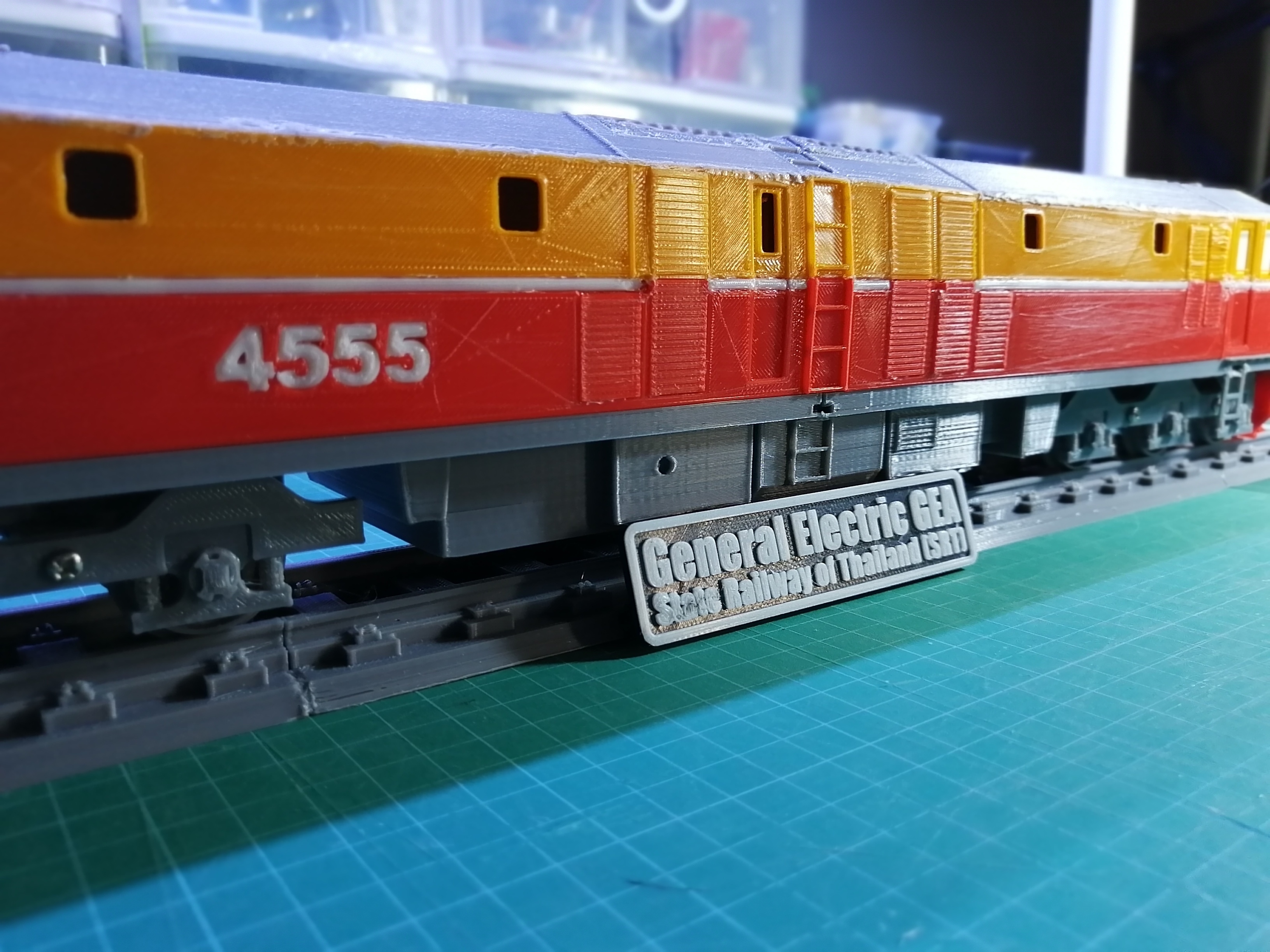⚡ O-Scale General Electric GEA Locomotive (State Railway of Thailand ...