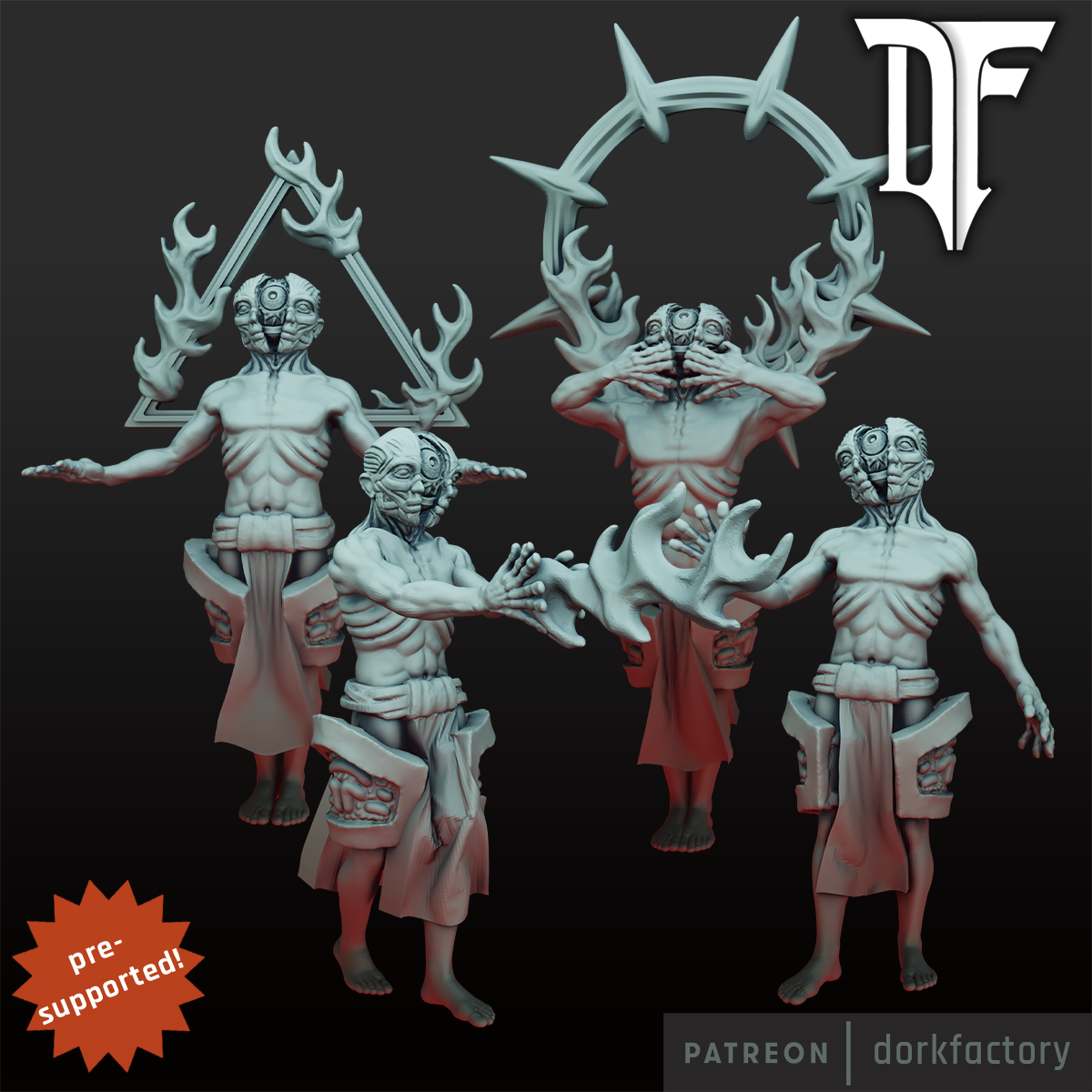 👁️ The Master Psychics・ STL File for ・Cults