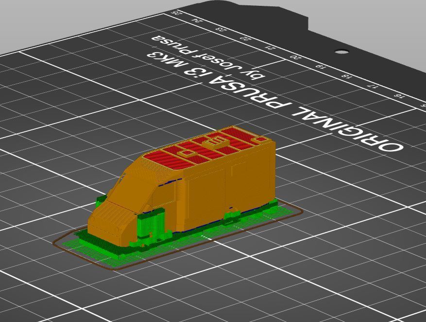 3D printer Motorhome (N & HO Scale) • made with Prusa i3 MK3S・Cults