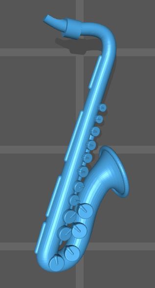 Archivo STL Saxofón modelo de impresión 3D 🎷 ・Objeto imprimible en 3D ...