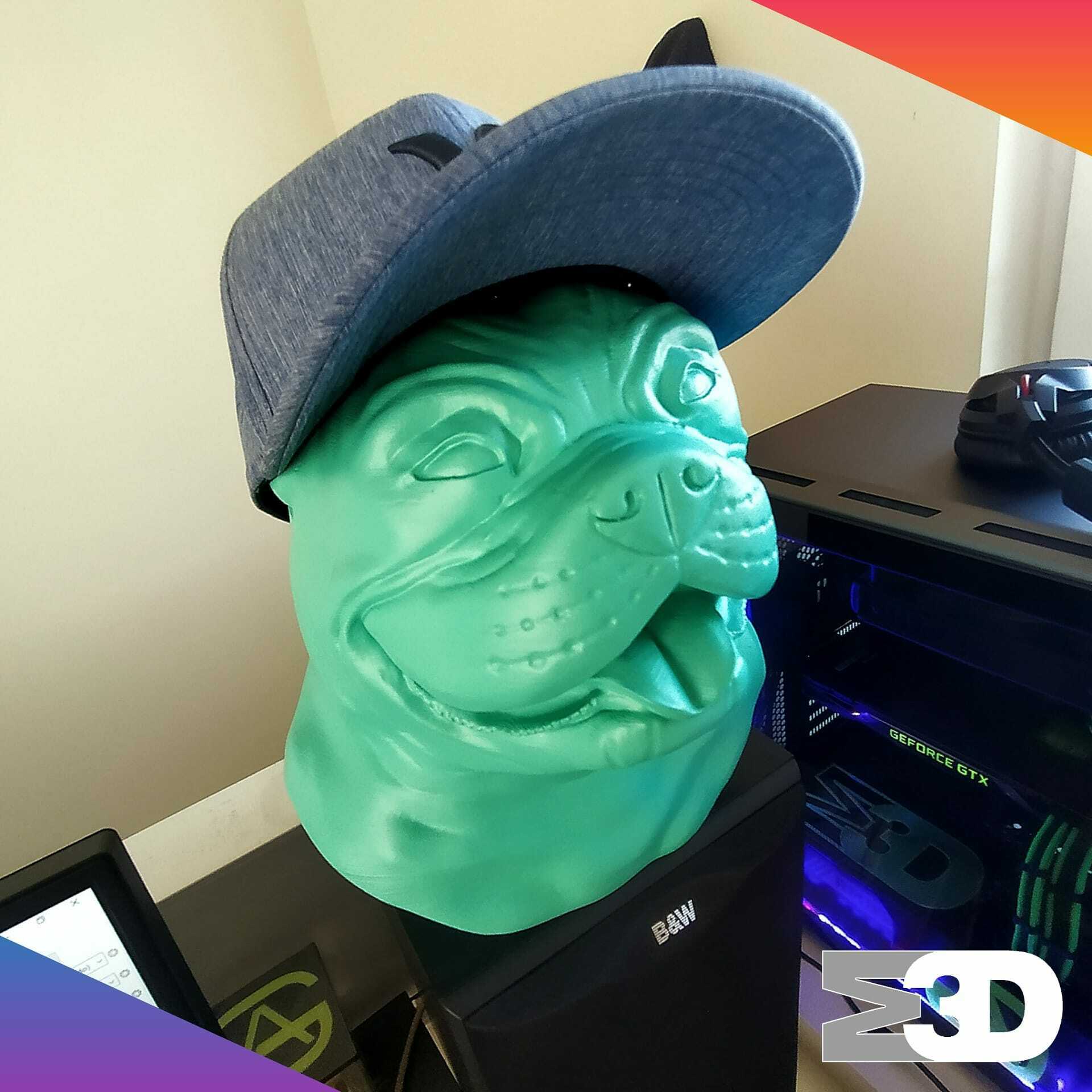 👤 American Bully Bust・ STL File for 3D printing・Cults