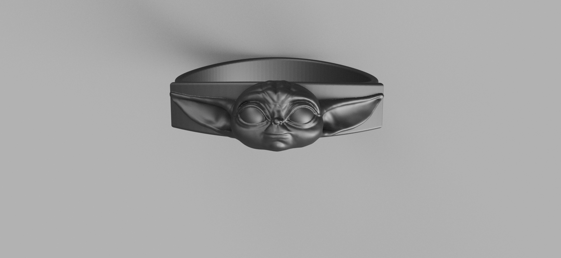 👶 Baby Yoda Ring・Free 3D File for ・Cults