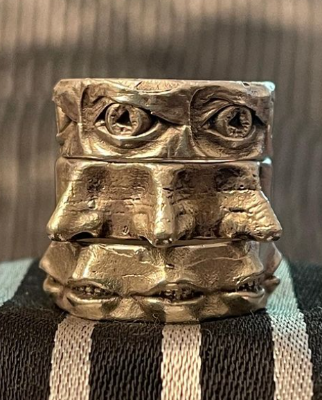 💍 Face rings - Medium・Free 3D File for ・Cults