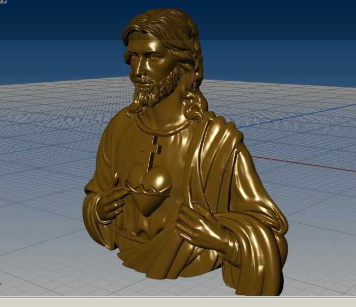 💜 SACRED HEART OF JESUS・ STL File for ・Cults