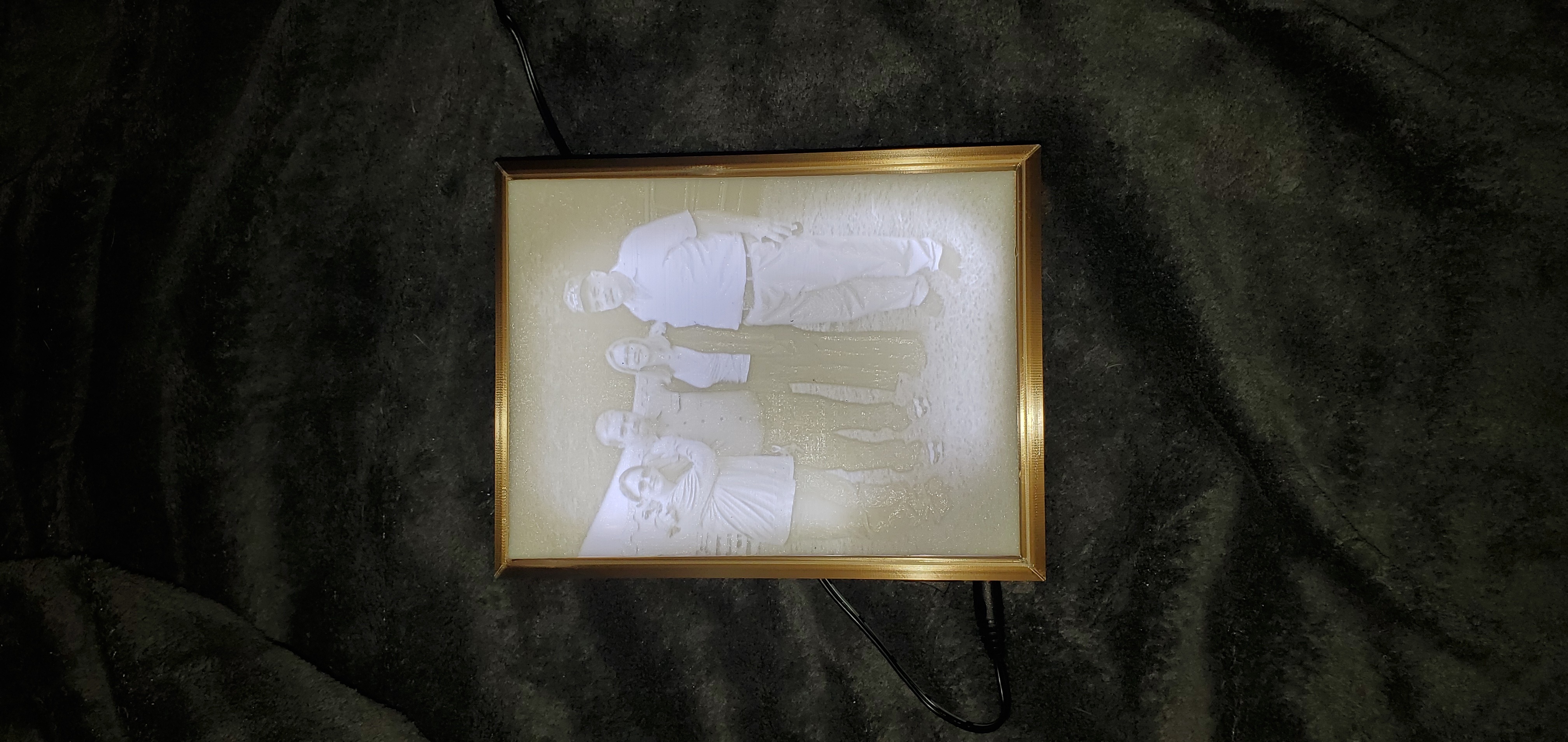 3D printable Lithophane Stand Light Box LED • made with Ender 5 pro・Cults