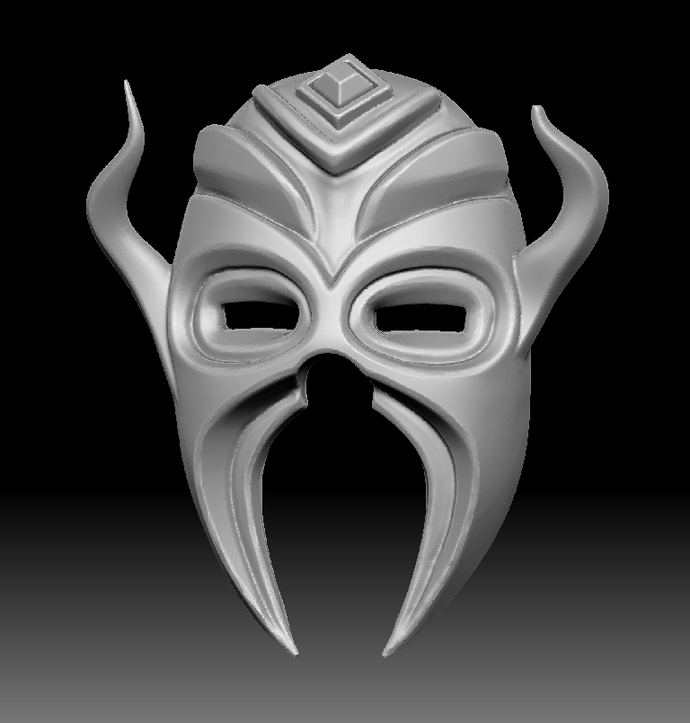 Free STL file Horned mask 🪄 ・3D printer design to download・Cults