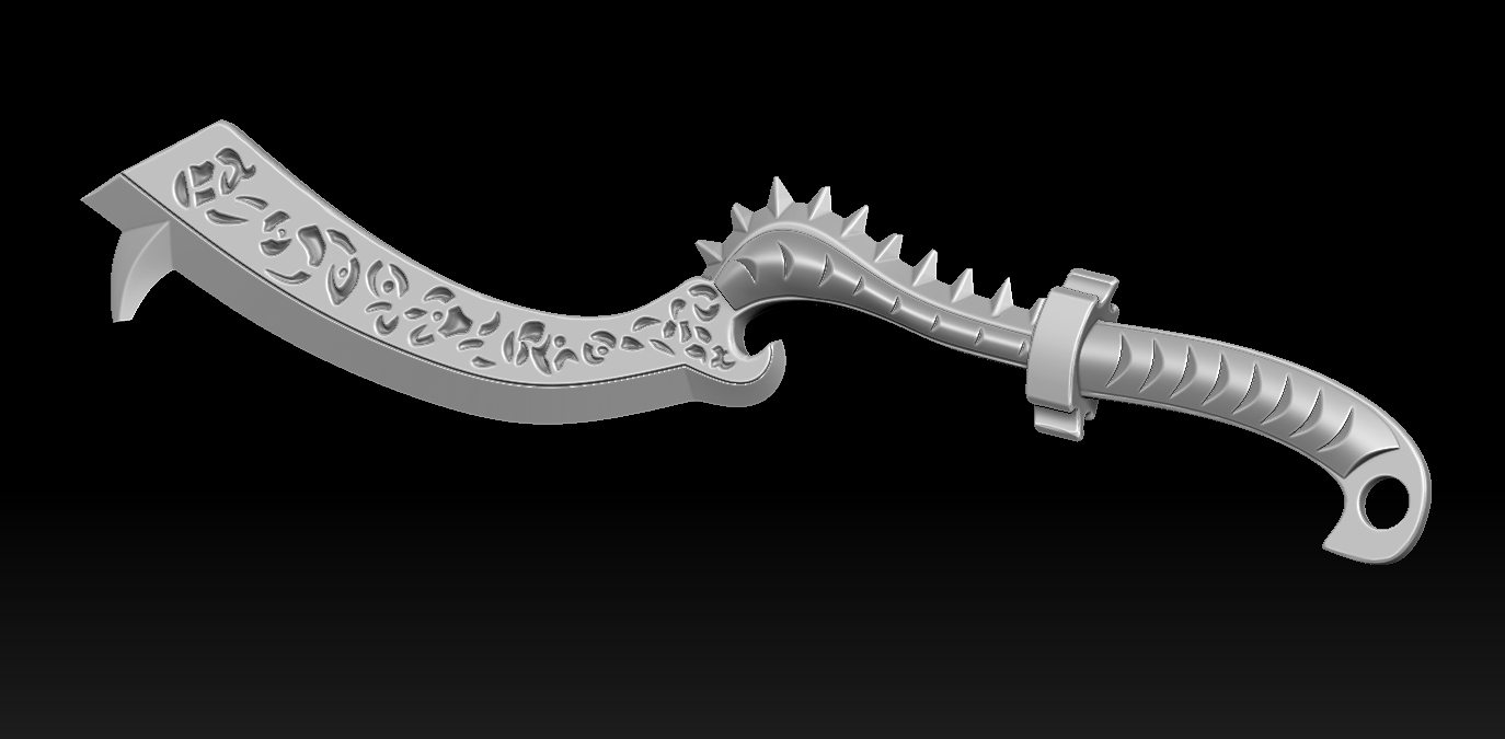 STL file Desert sword 🏜️ ・Template to download and 3D print・Cults