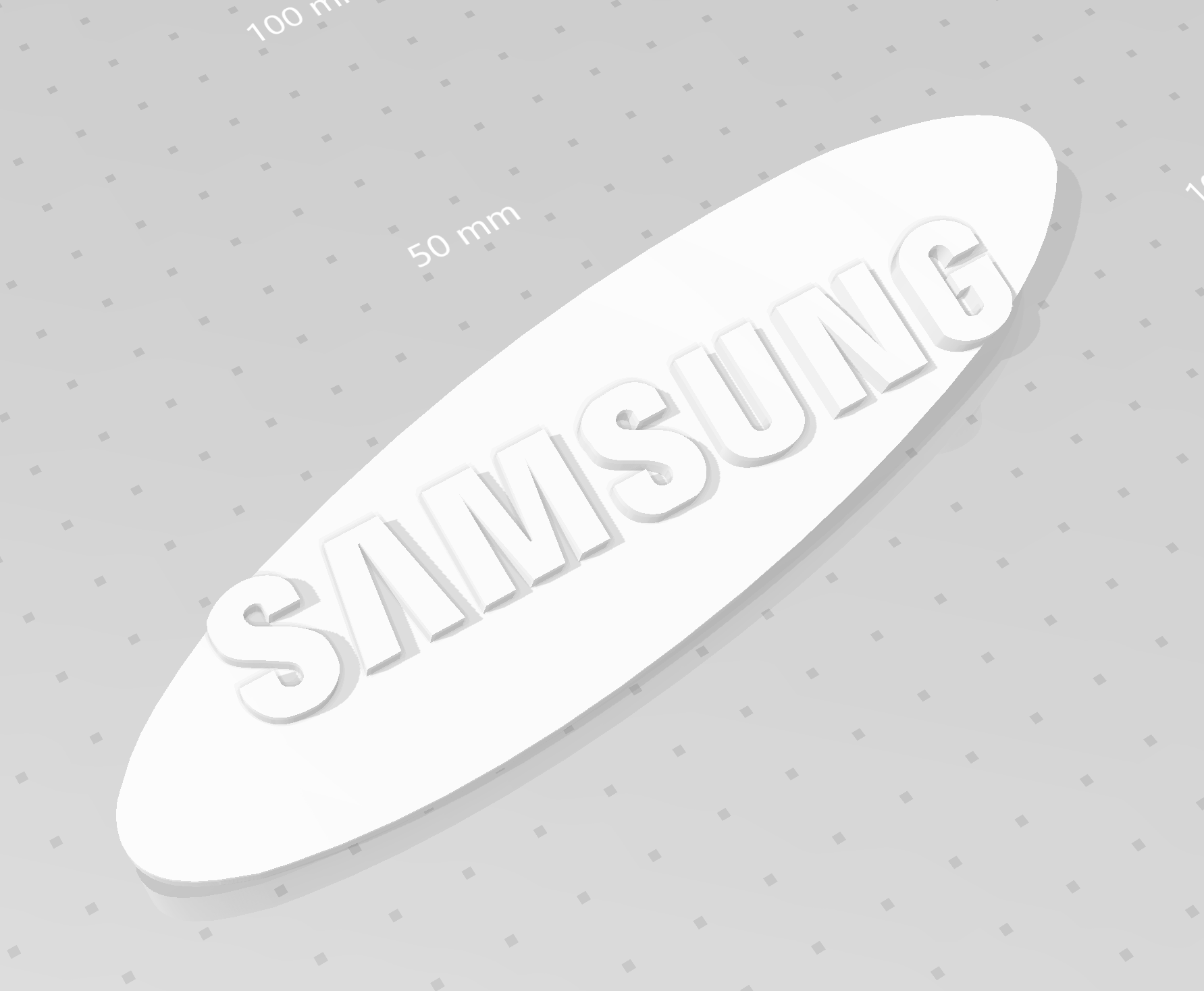 👽 Samsung Logo・ STL File for ・Cults
