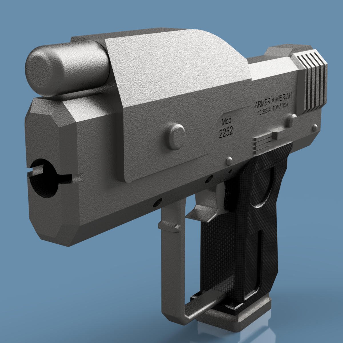 Free STL file M6g Semiautomatic Pistol 🔫 ・3D printing design to ...