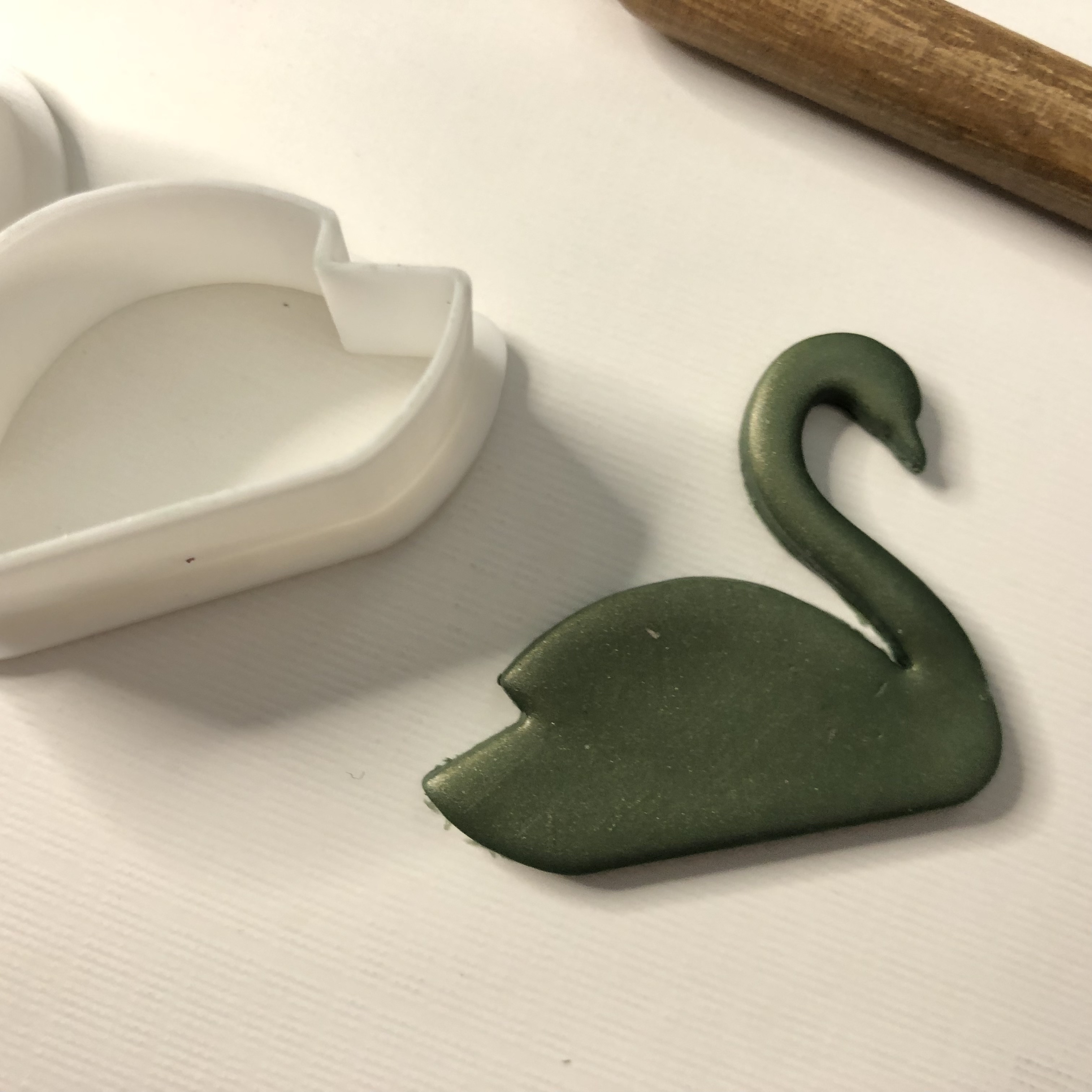 🦢 Swan cutter set - made for polymer clay・ STL File for ・Cults