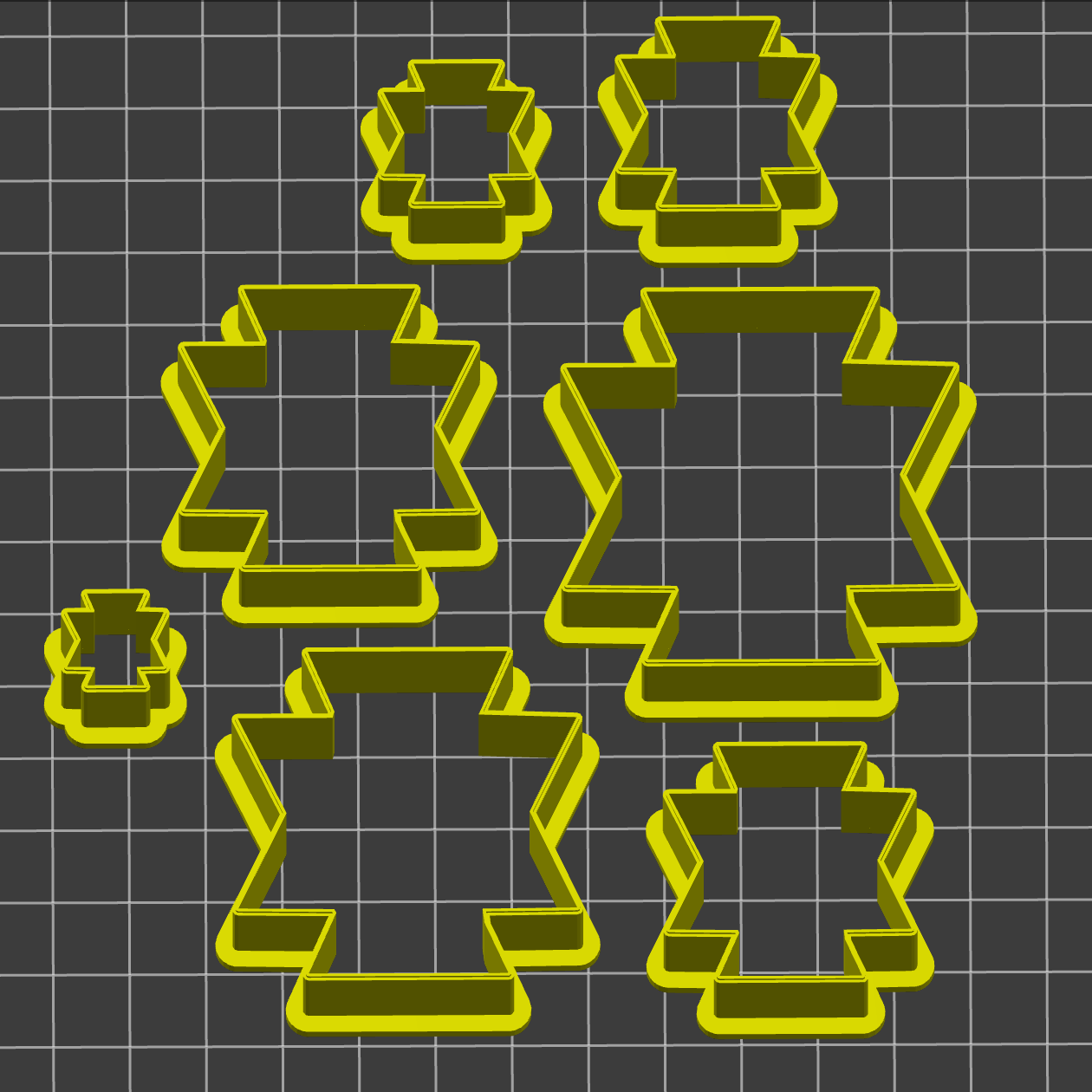 STL file Aztec cutter set no. 2 🏠 ・3D printer model to download・Cults