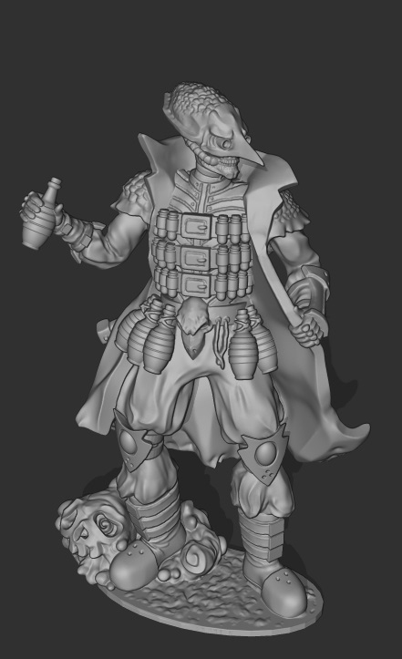 STL file The Alchemist (DND, Kingdom Death, Pathfinder, Rpg, Mini) 🚗・3D ...