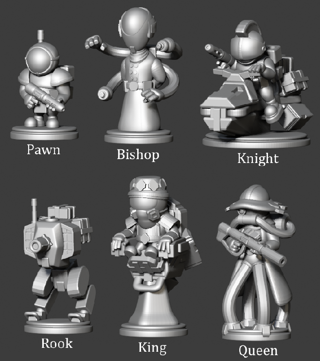 🧑‍🚀 Astronaut Chess Queen・Free STL File for 3D printing・Cults