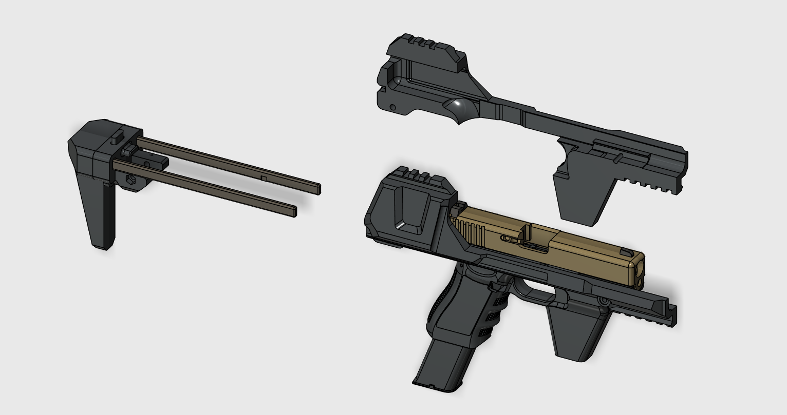 🔫 G17 GBB FULL kits parts・Free STL File for ・Cults
