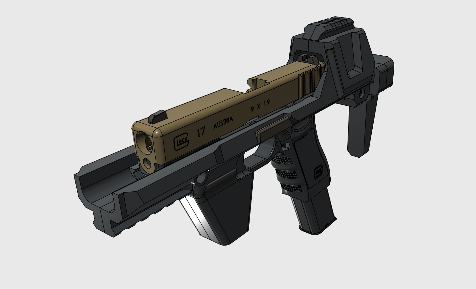 🔫 G17 GBB FULL kits parts・Free STL File for ・Cults