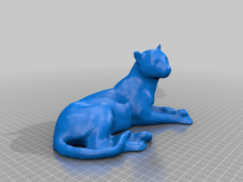 3D file Cheetah Laying 🐆 ・3D printable model to download・Cults