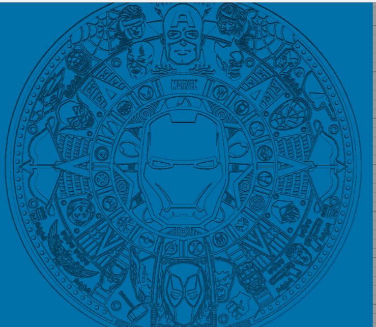 📅 Marvel Aztec Calendar・Free STL File for ・Cults