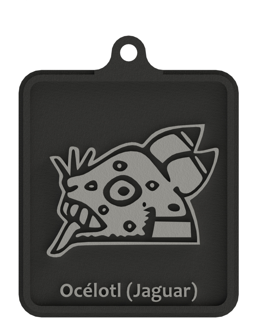 3D file Aztec calendar key rings 📅 ・Design to download and 3D print・Cults