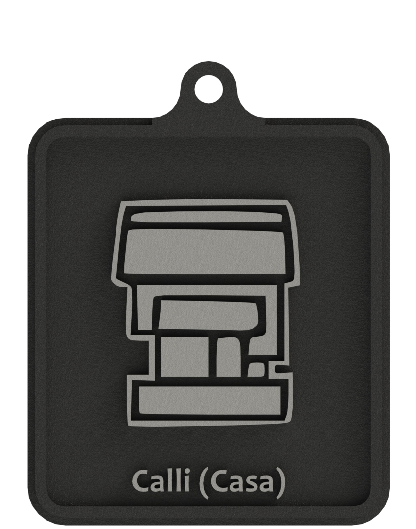 3D file Aztec calendar key rings 📅 ・Design to download and 3D print・Cults