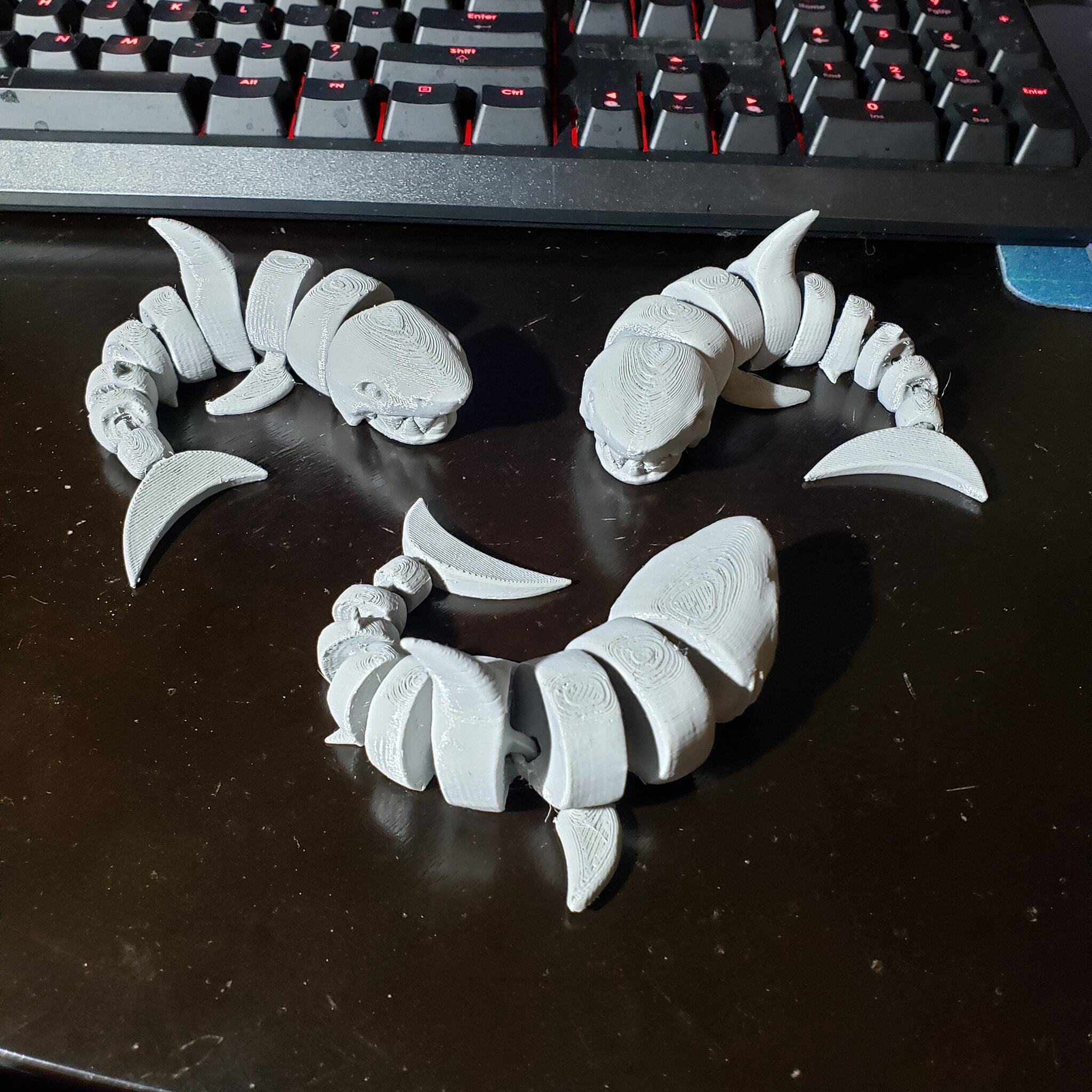 3D printable Articulated Shark・Cults