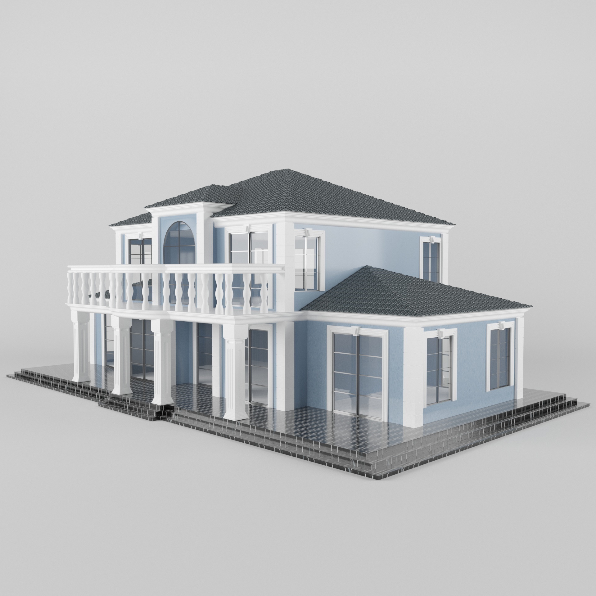 3D file Villa 01 🏠 ・3D printing model to download・Cults