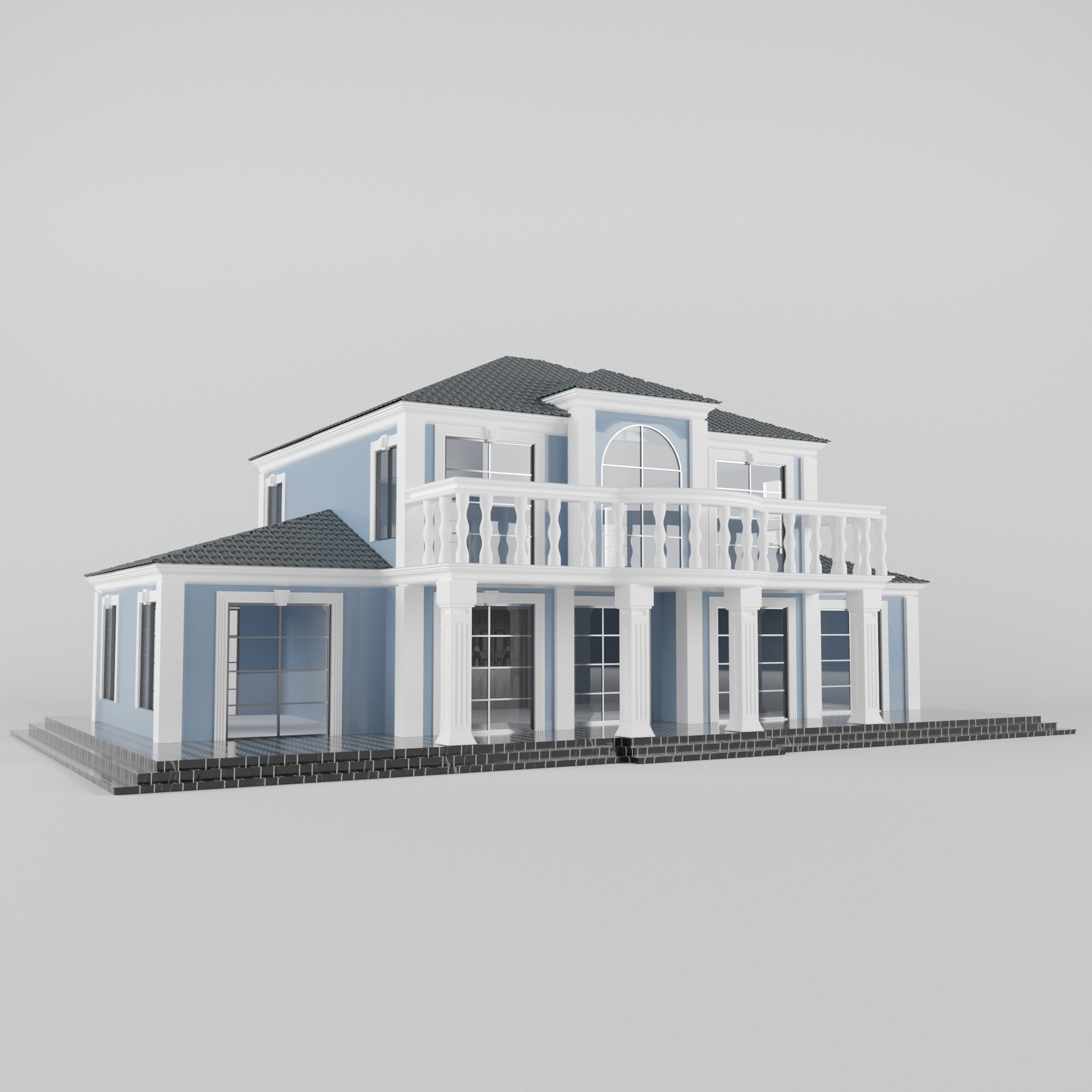 3D file Villa 01 🏠 ・3D printing model to download・Cults