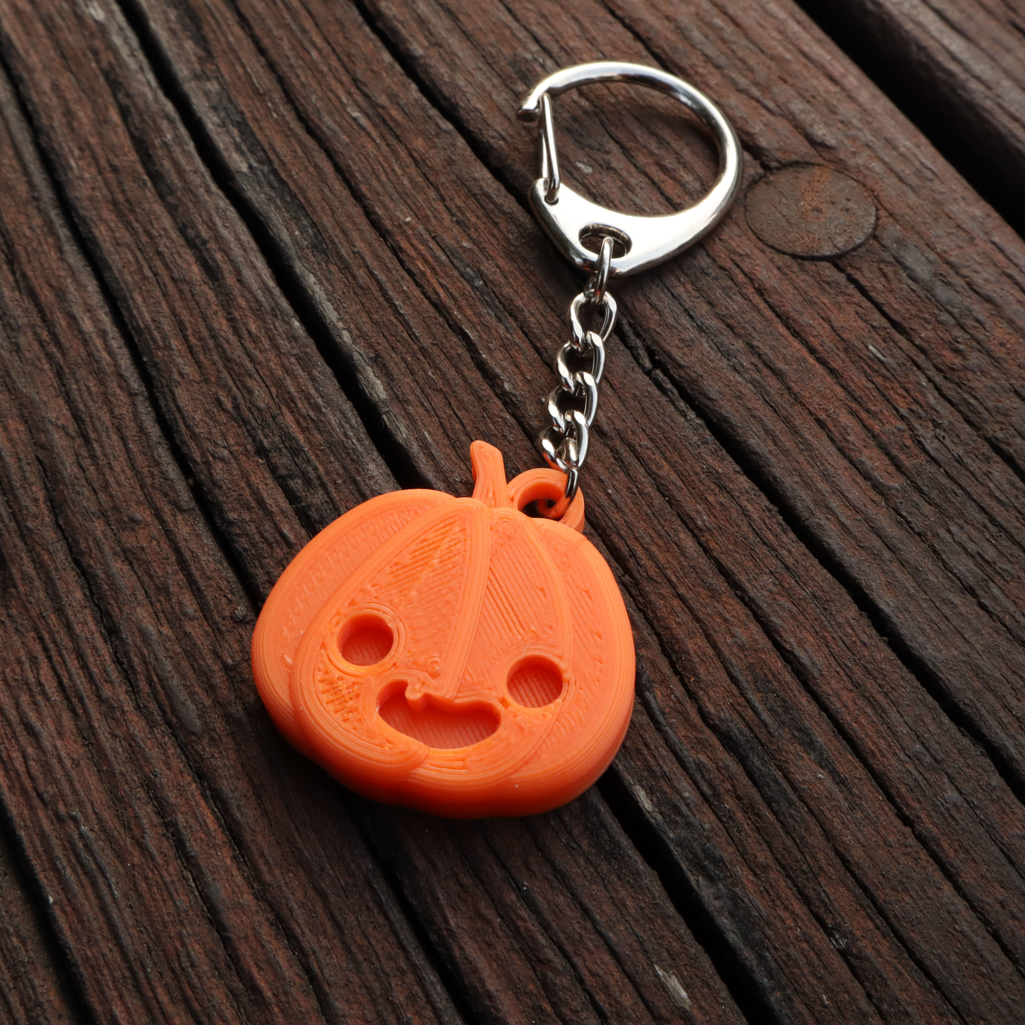🎃 Halloween Pumpkin Keychain・Free STL File for ・Cults