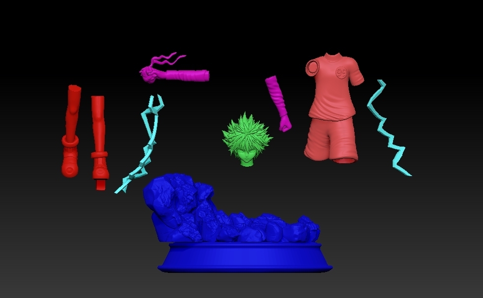 STL file Killua - Hunterxhunter - 3D print 3D print model 🏹 ・3D ...