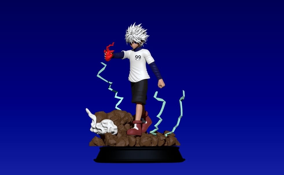 STL file Killua - Hunterxhunter - 3D print 3D print model 🏹 ・3D ...