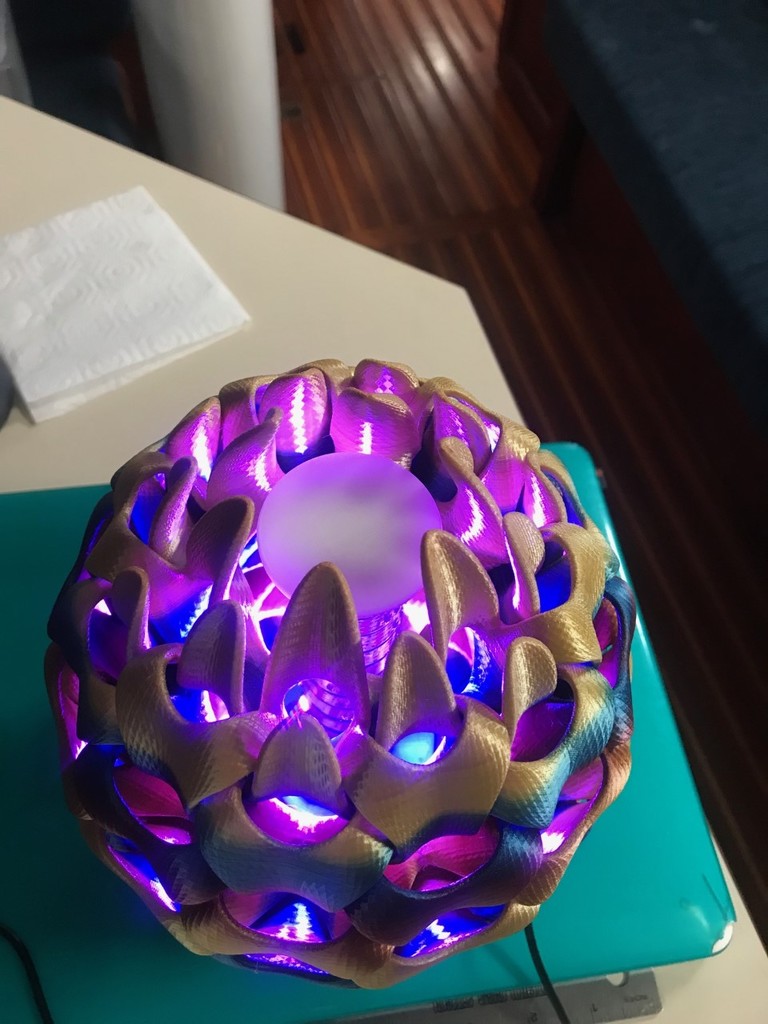 Free 3D file Orchids Lamp Stand for LED 🔦 ・3D printing template to ...
