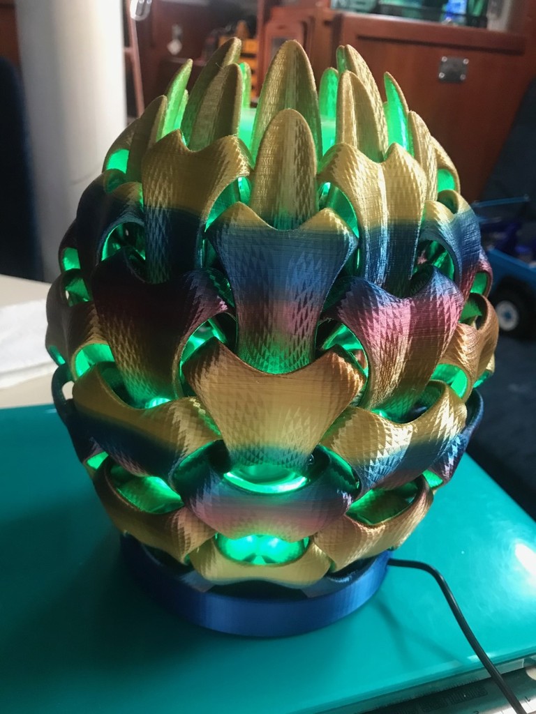 Free 3D file Orchids Lamp Stand for LED 🔦 ・3D printing template to ...