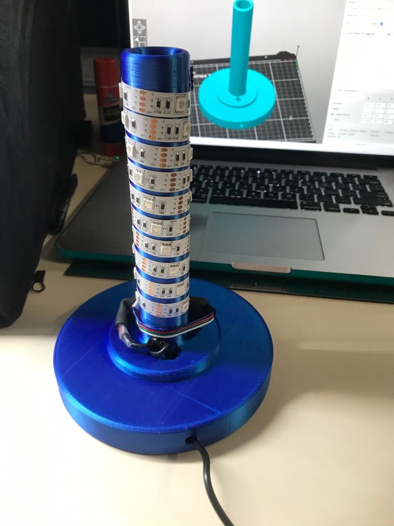 Free 3D file Orchids Lamp Stand for LED 🔦 ・3D printing template to ...