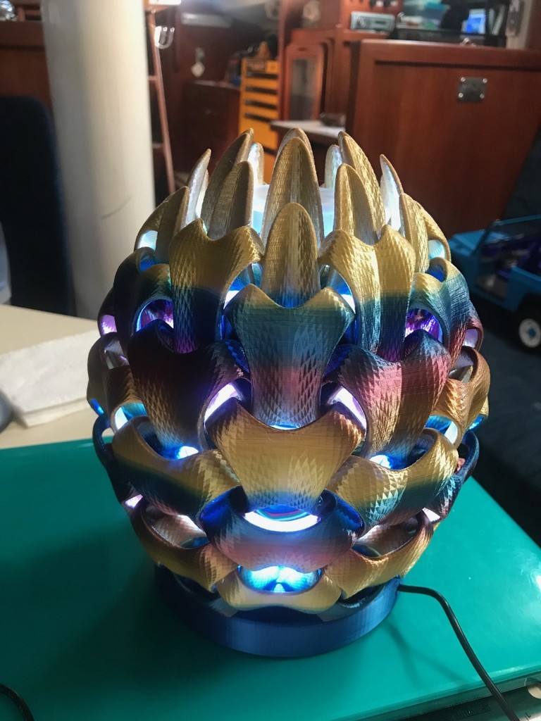 Free 3D file Orchids Lamp Stand for LED 🔦 ・3D printing template to ...