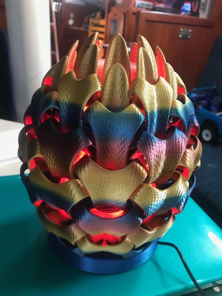 Free 3D file Orchids Lamp Stand for LED 🔦 ・3D printing template to ...