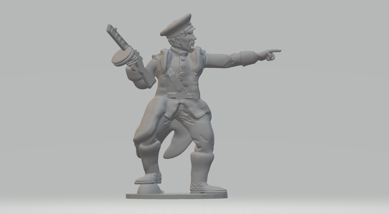 3D file 28mm 1/56 Soviet Commissar WW2 🎲 ・Model to download and 3D ...
