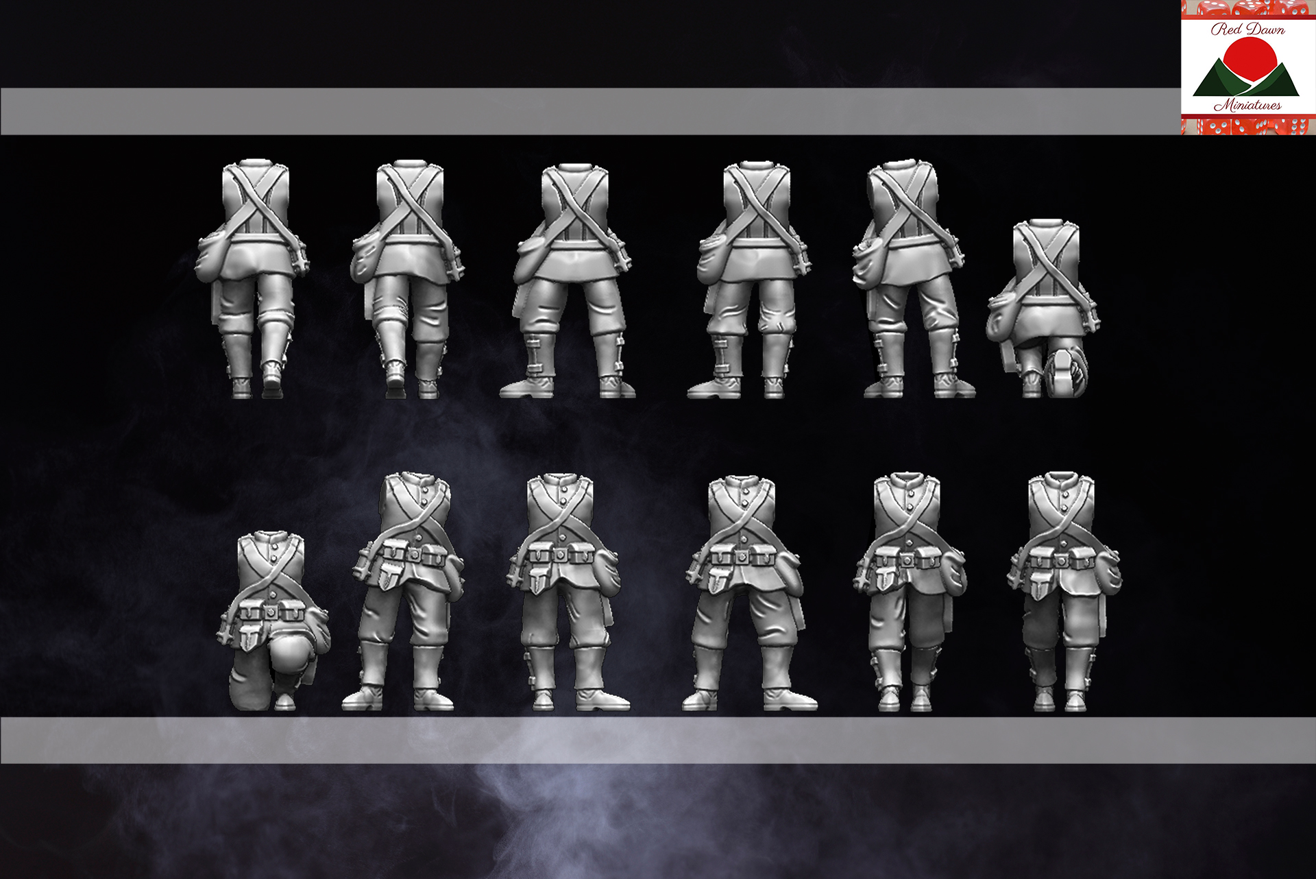 🎲 28mm Zulu War British Infantry Multipart・ 3D File for ・Cults