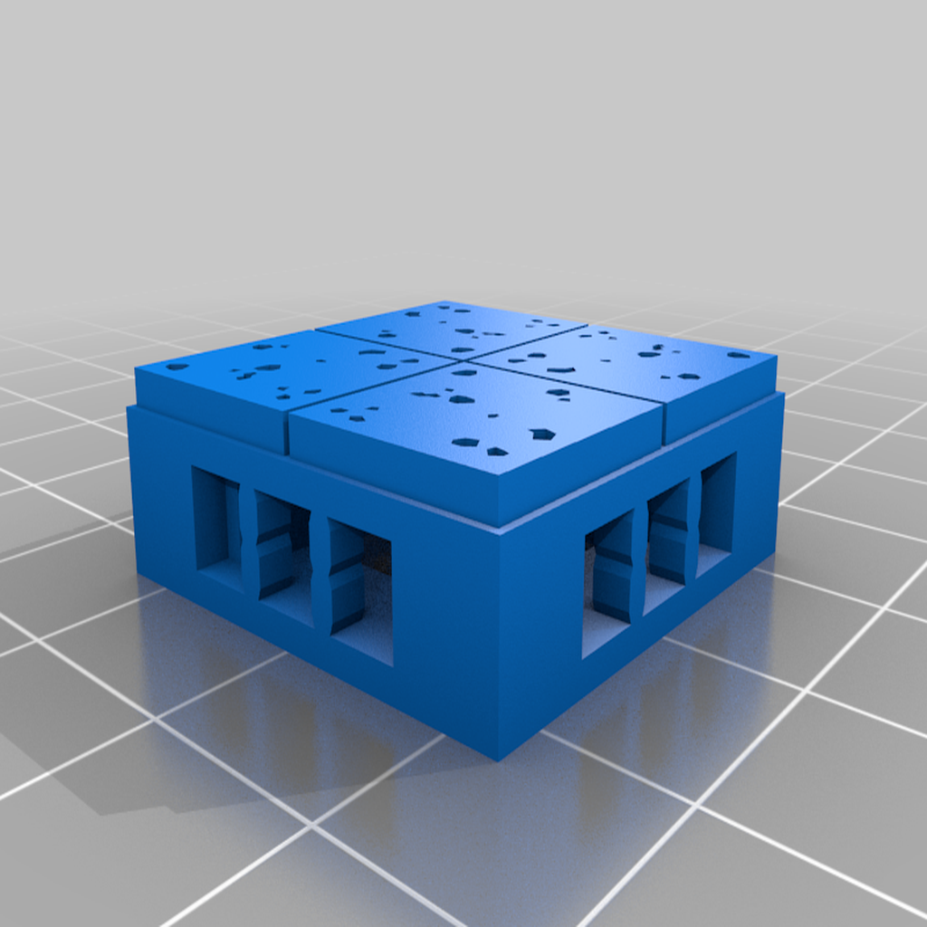 🎲 CUT STONE - FLOOR SERIES・Free STL File for ・Cults