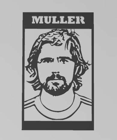 STL file Gerd Müller Figure 🏈 ・3D printer model to download・Cults